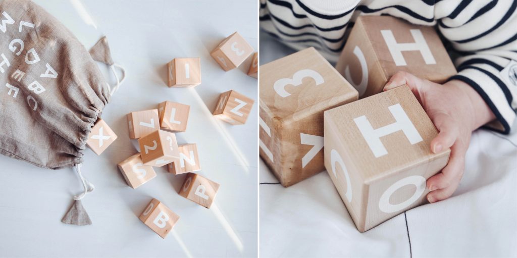 Alphabet blocks - ooh-noo