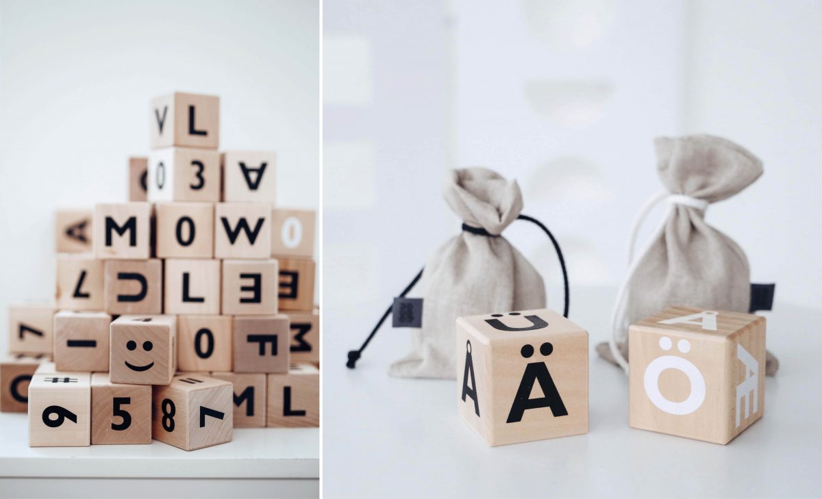 Alphabet blocks - ooh-noo